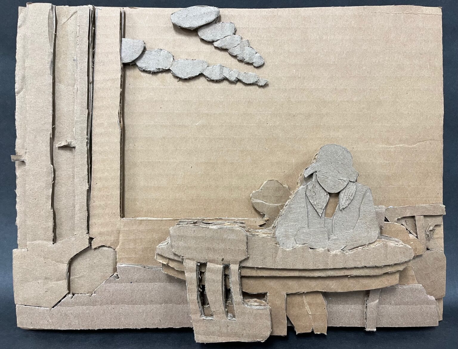 Cardboard Relief Sculptures – The Polished Picasso