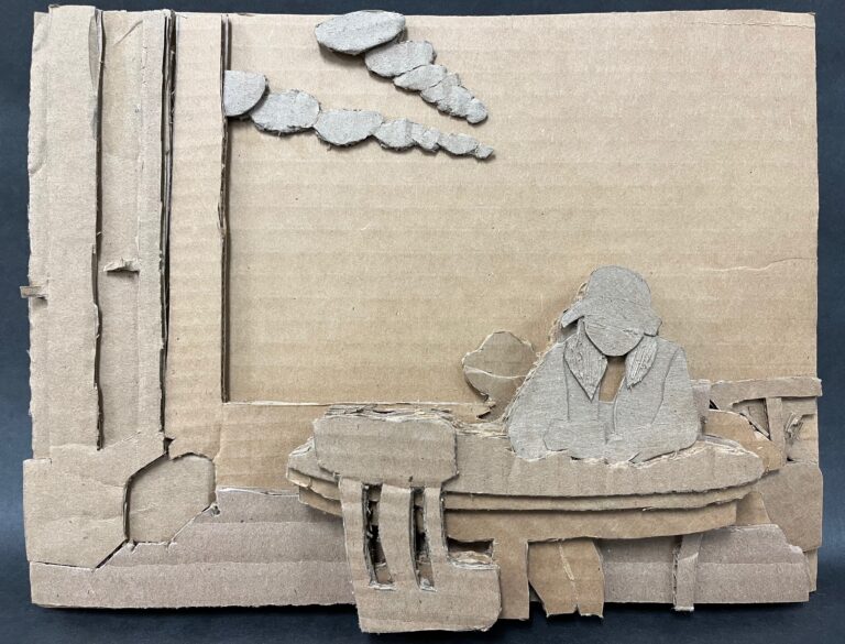 Cardboard Relief Sculptures – The Polished Picasso