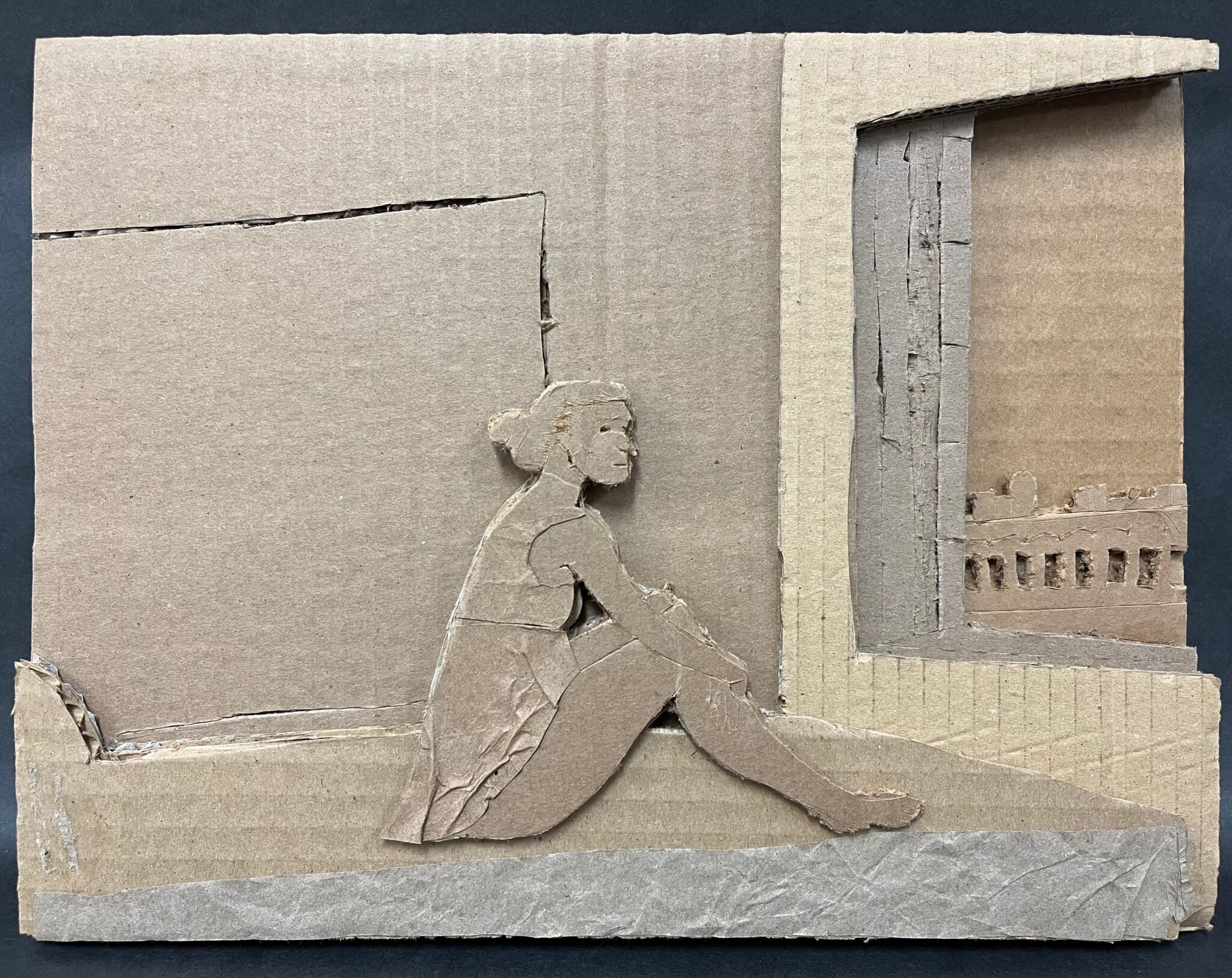 Cardboard Relief Sculptures – The Polished Picasso