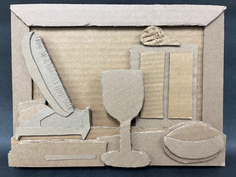 Cardboard Relief Sculptures – The Polished Picasso